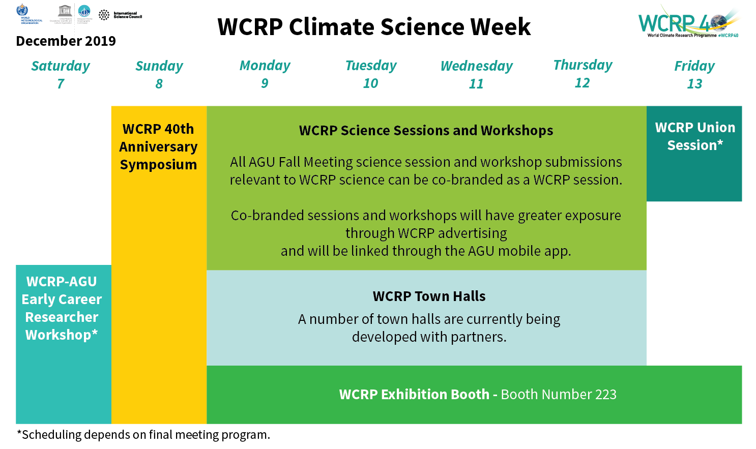 WCRP Climate Science Week